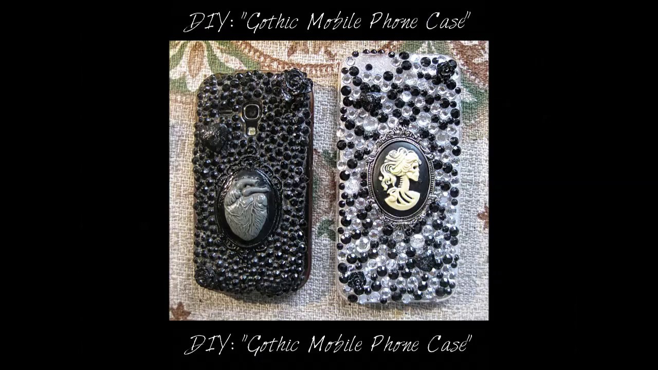 DIY: "Gothic Mobile Phone Case" - YouTube