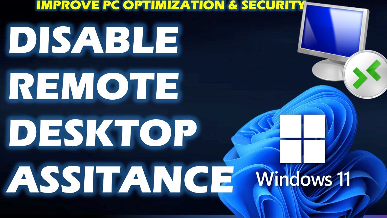 How to Disable Remote Assistance For Better PC Optimization and ...