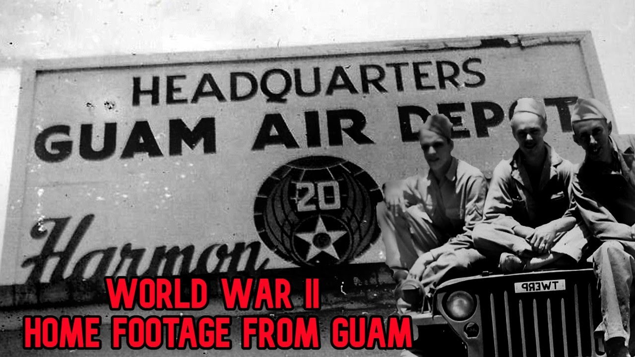 WWII Footage of Harmon Air Force Base in Guam AAF | Filmed by My ...