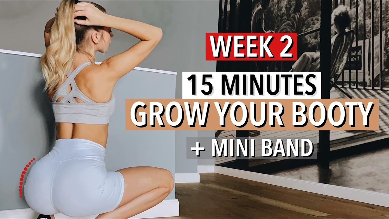 15 Min Booty Burn 🔥 Booty Growth Challenge Week 2 With Mini Band