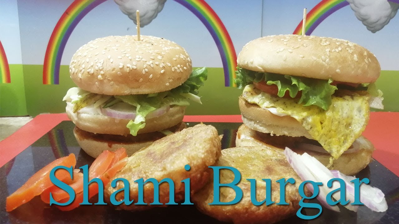 Shami Burgar recipe| How to make Shami burgar at home |شامی برگر| Food ...