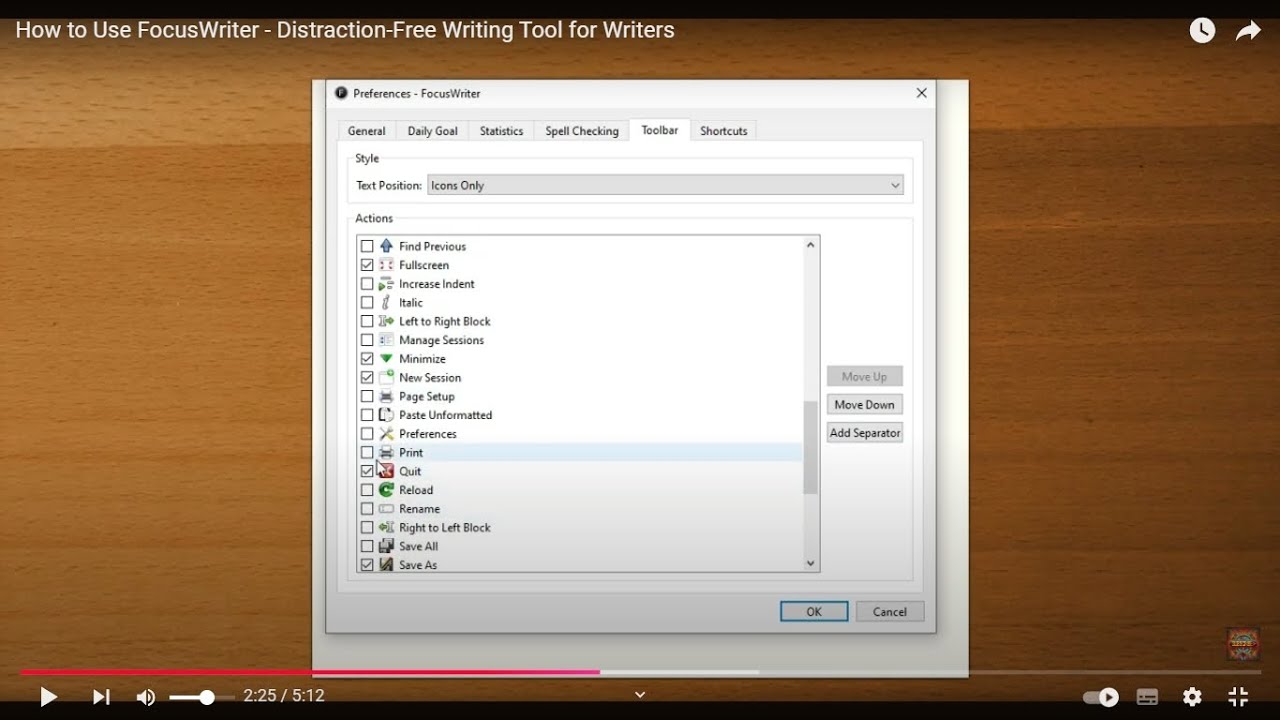 Focus Writer - Distraction-Free Writing Tool for Writers - YouTube
