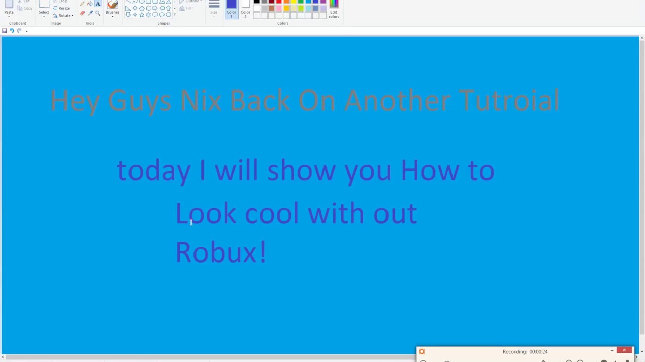 How To look Cool Without Robux! - YouTube