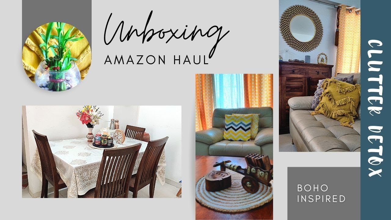 BOHO Inspired RENTER Friendly Amazon Shopping Haul| Unboxing SUMMER ...