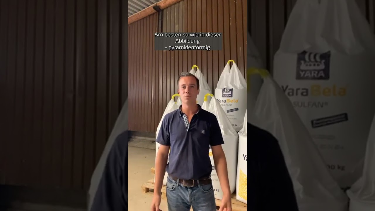 Yara Fachberatung: So lagert man Big Bags richtig - YouTube