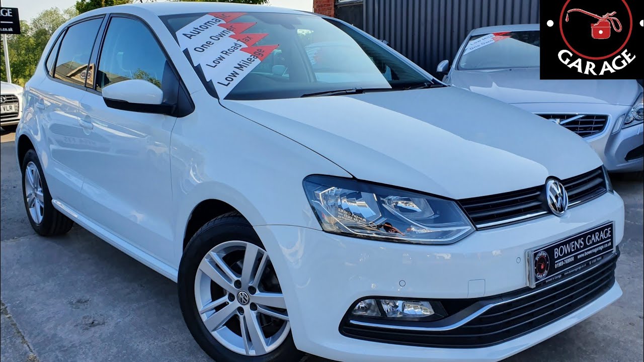 2016 (66) Volkswagen Polo Match 1.2 TSi DSG 5Dr in 'pure white'. Bowen ...