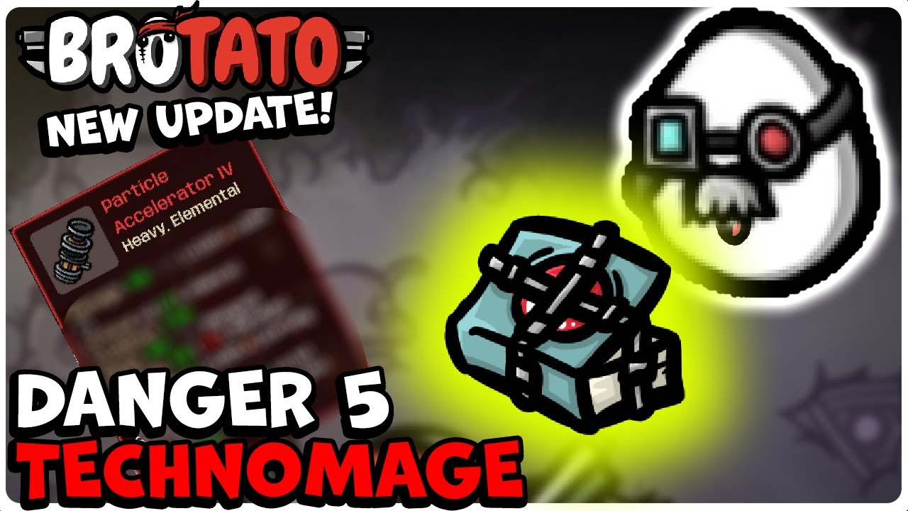 MASTERING THE NEW TECHNOMAGE!! | Brotato Update! - YouTube