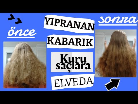 YIPRANMIŞ, KABARAN, KURU SAÇLAR İÇİN EV YAPIMI MASKE