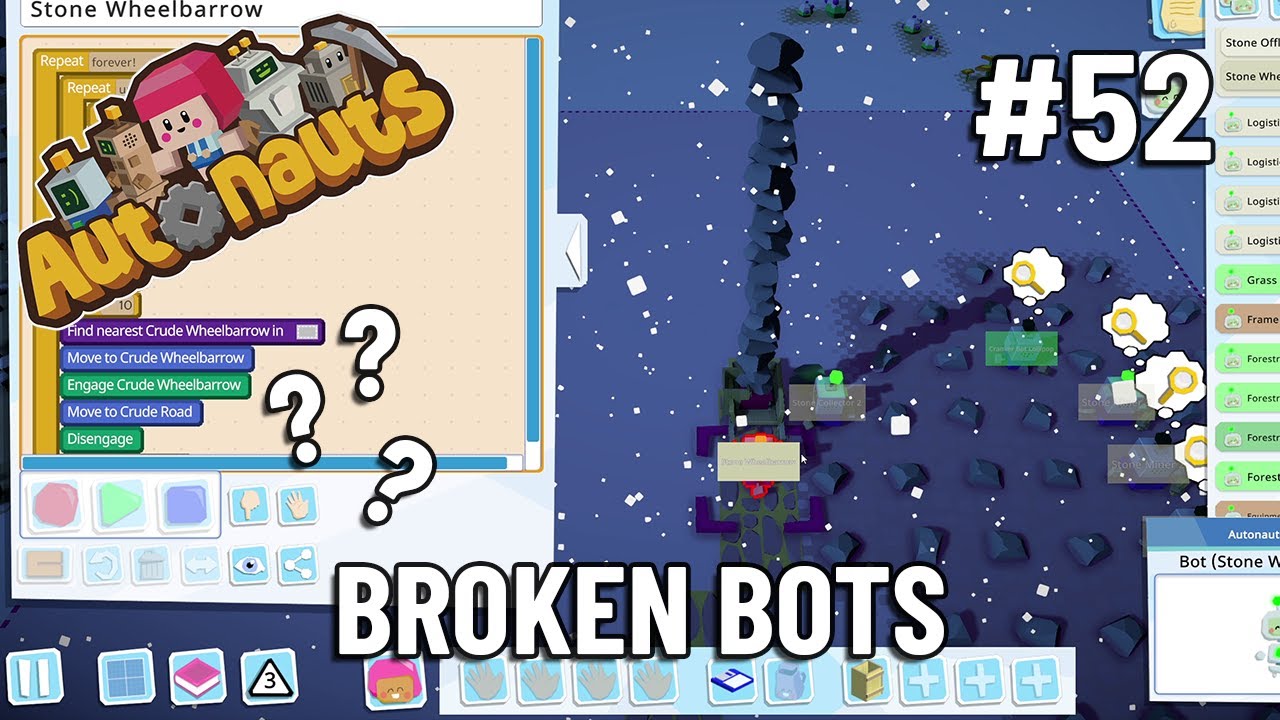 BROKEN BOTS - Autonauts - Let's Play Ep 52 - YouTube