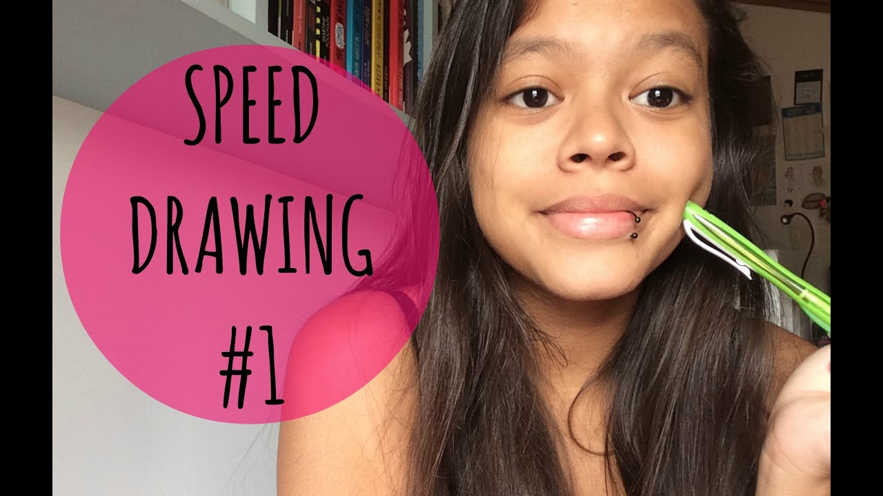 SPEED DRAWING #1 (vidéo test) - YouTube