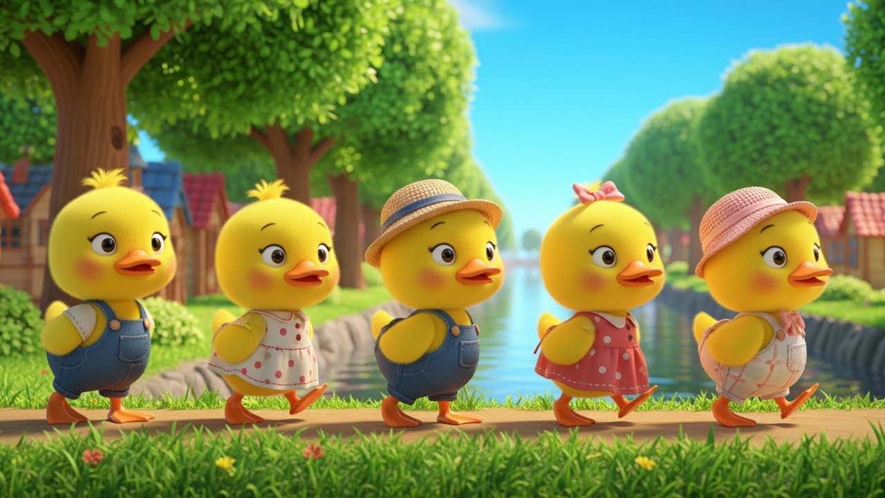Five Little Ducks - Kids Songs for Children - YouTube