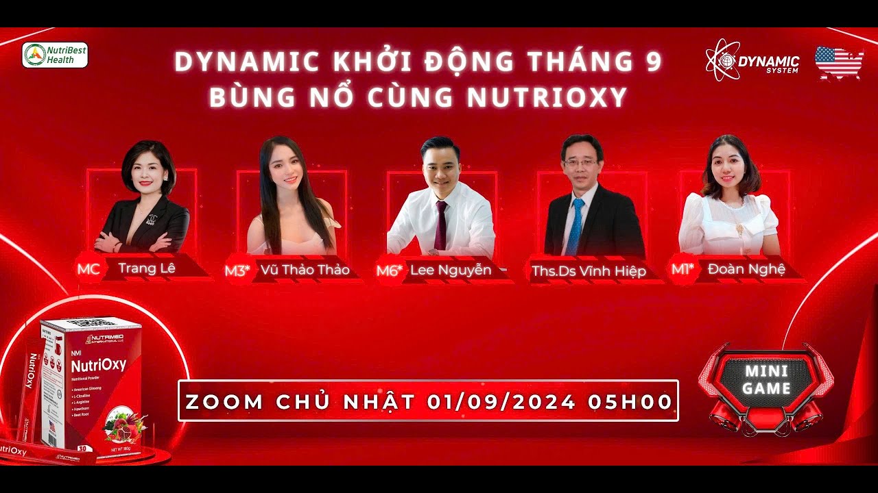 Khởi động tháng 9 cùng Nutrioxy 01.09.24 #Nitric Oxide (NO) - YouTube