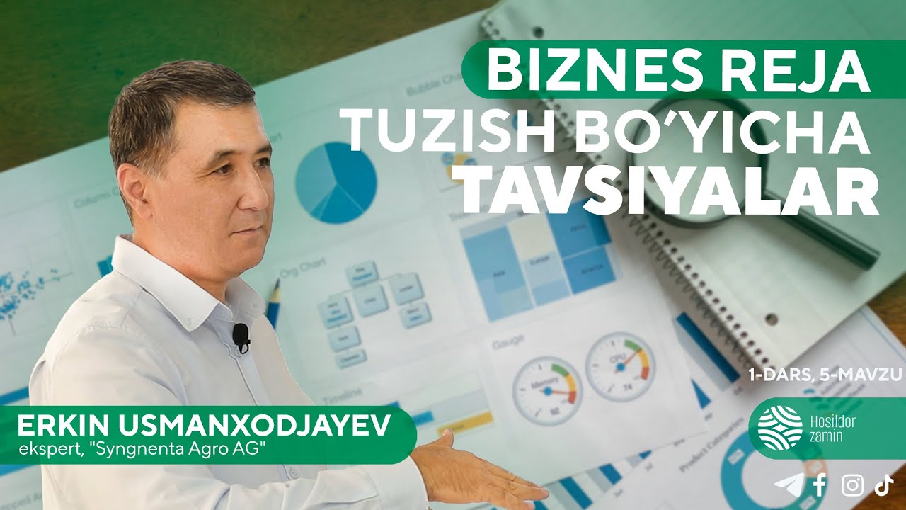 BIZNES REJA TUZISH BO'YICHA ZARUR TAVSIYALAR | 5-DARS #growz #marketing ...
