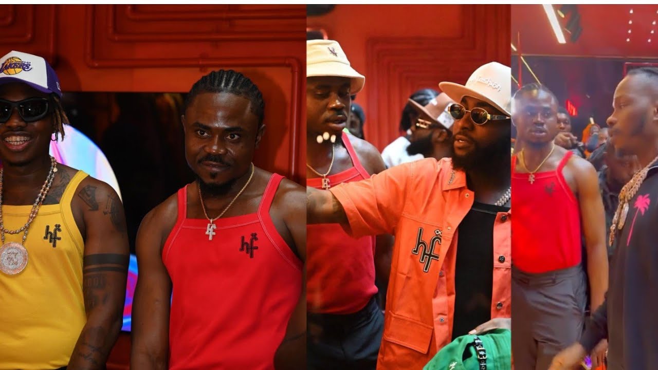 Davido Linkup with Naira Marley and Zlatan at Rahman jago new high ...