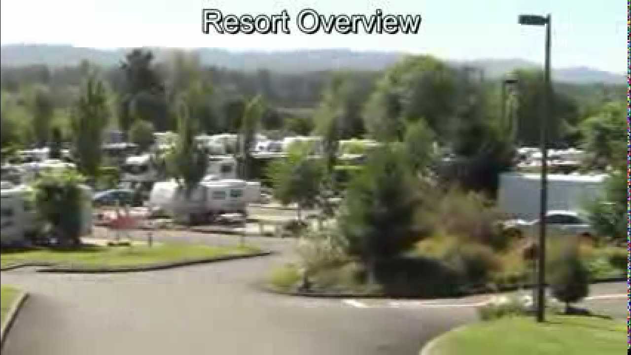 Premier RV Resort Salem Oregon Rigs in the Resort - YouTube