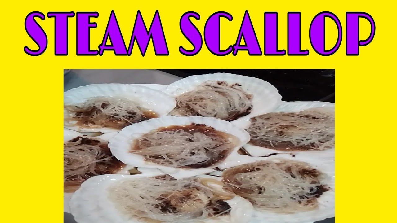 How to Steam Scallops with Black Beans Garlic Sauce - YouTube
