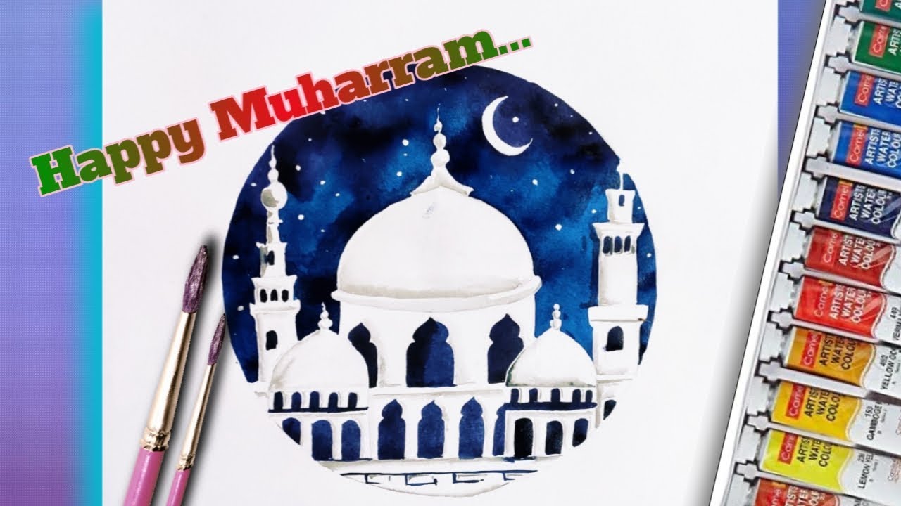 How to draw easy Muharram festival for beginners..By Draw with Avijit ...