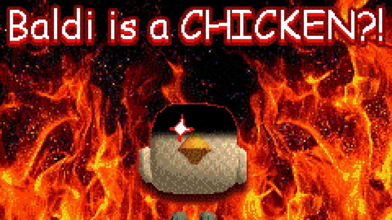 BALDI IS A CHICKEN NOW?!? (Baldi's Basics Mod) - YouTube