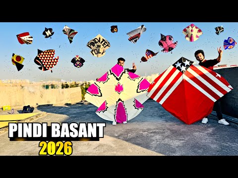 Rawalpindi Basant 2026🥵|| End Hogya ||6 Tawa Vs 6 Tawa Big Kite Paich ||Maza Agya Pindi Ny End Krdia