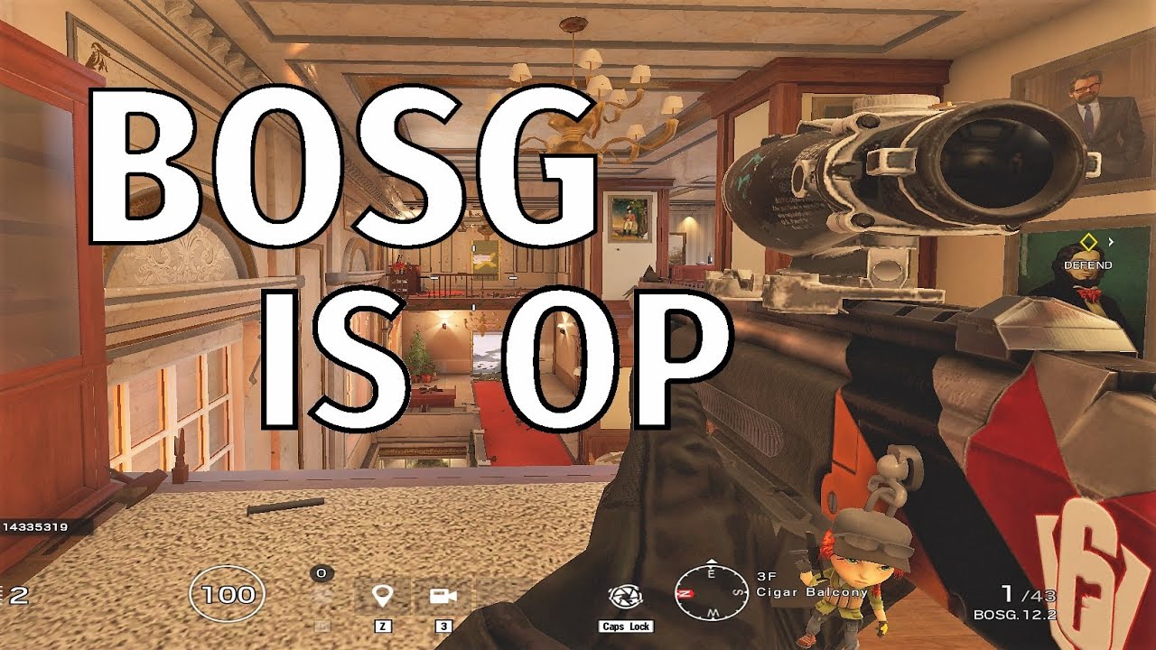 rainbow six siege BOSG is the best gun in R6 - YouTube