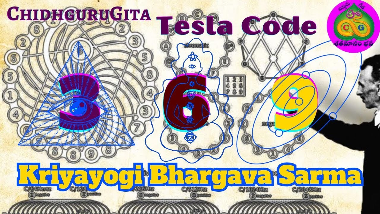Tesla Code 369 Explained by Kriyayogi Bhargavasarma #chidhgurugita # ...