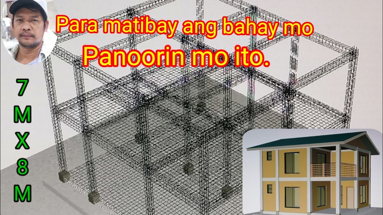 Paano gumawa ng matibay na bahay. (simple two story house). 7mx8m ...