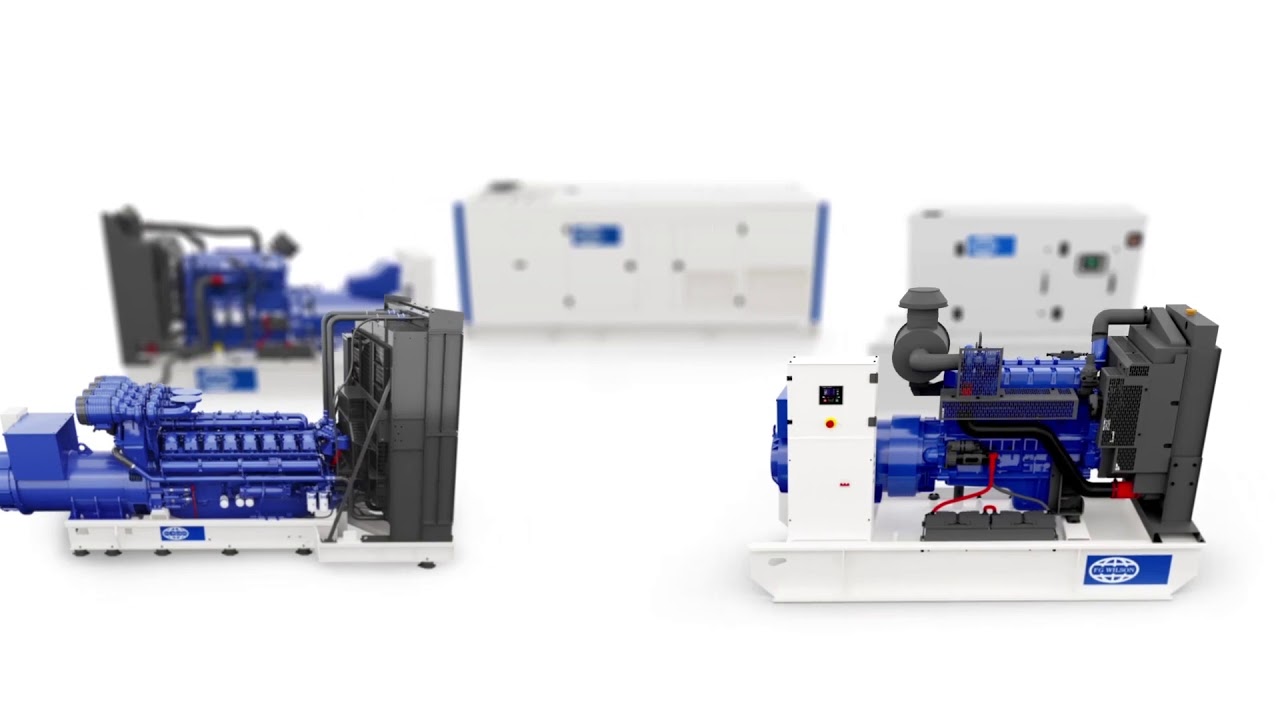 FG Wilson diesel generator - YouTube