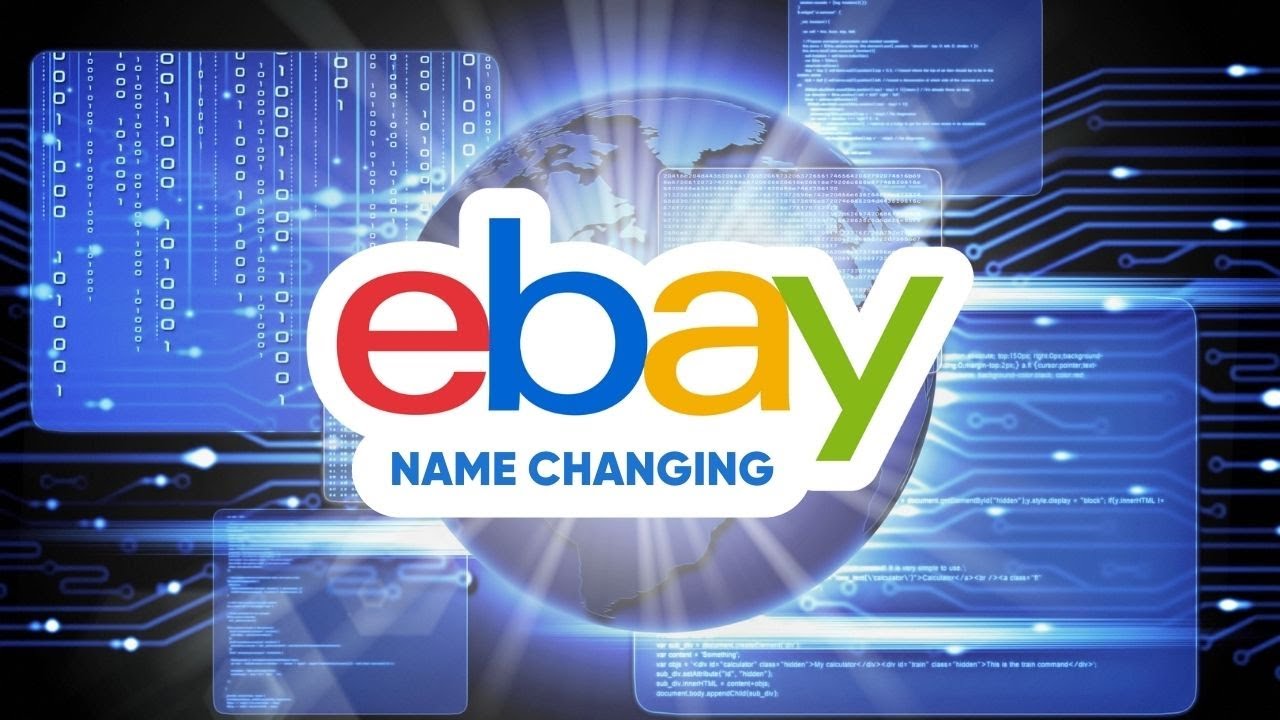 How To Change Your eBay Name - YouTube