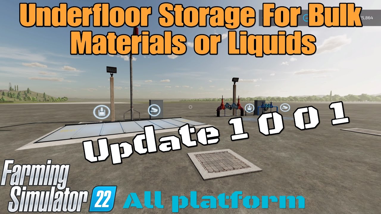 Underfloor Storage For Bulk Materials Or Liquids. / UPDATE for all ...