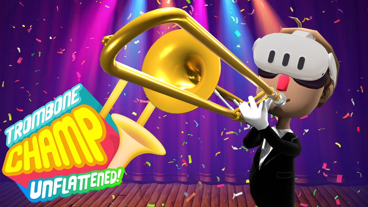 I became a Trombone Champ in VR! - YouTube