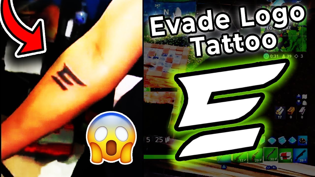 Kid Gets Evade Logo Tattoo * INSANE * - Aggro vs Vital Team Drama - YouTube