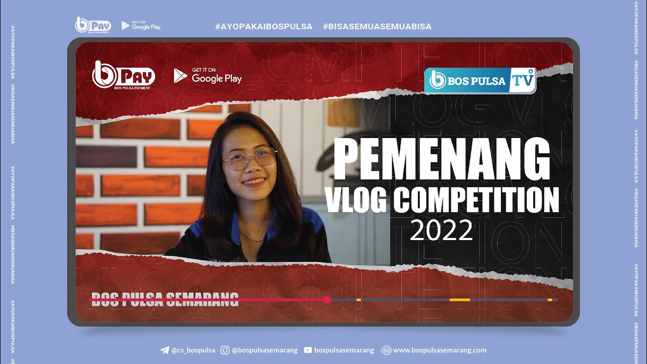 [INFO] PEMENANG LOMBA VLOG 2022 - YouTube