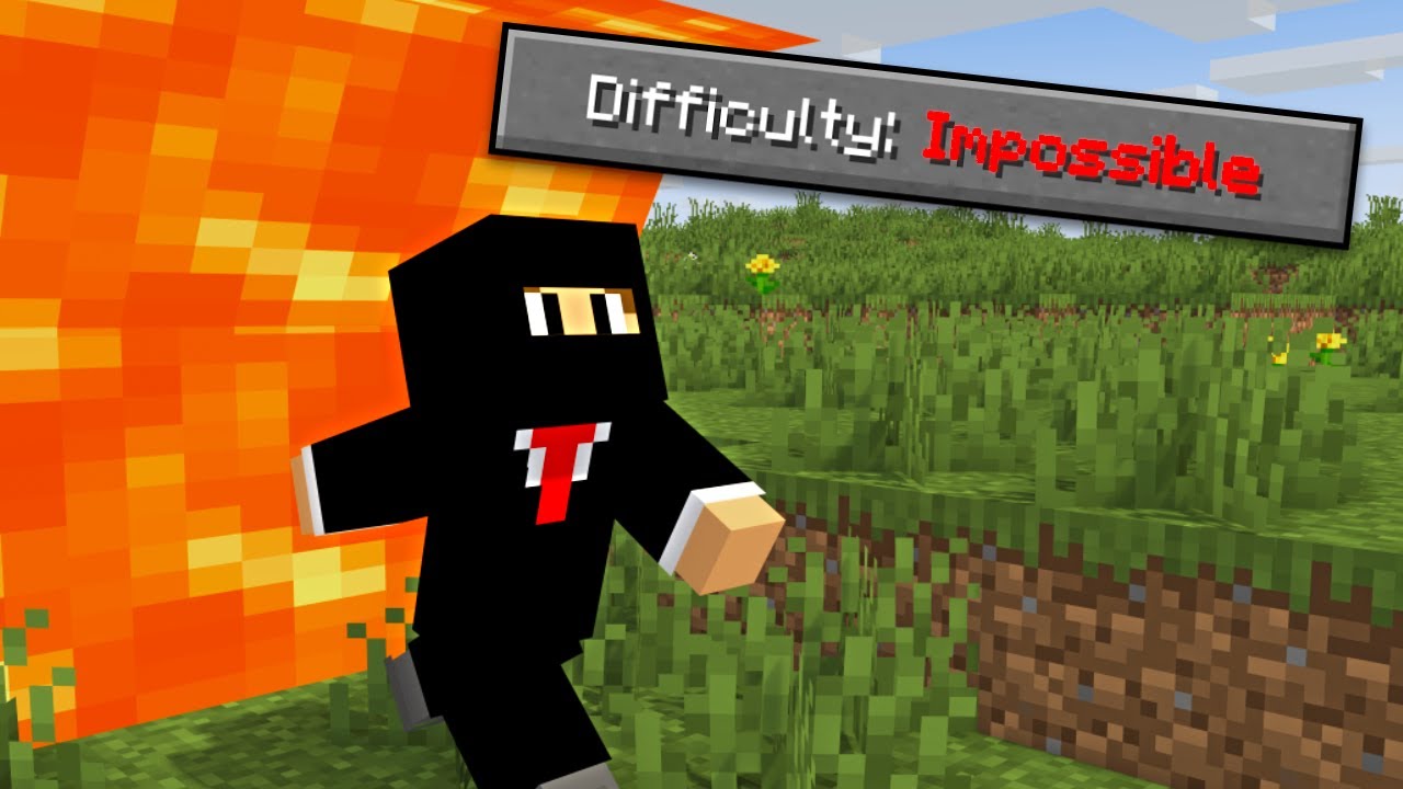 Minecraft IMPOSSIBLE Difficulty... - YouTube