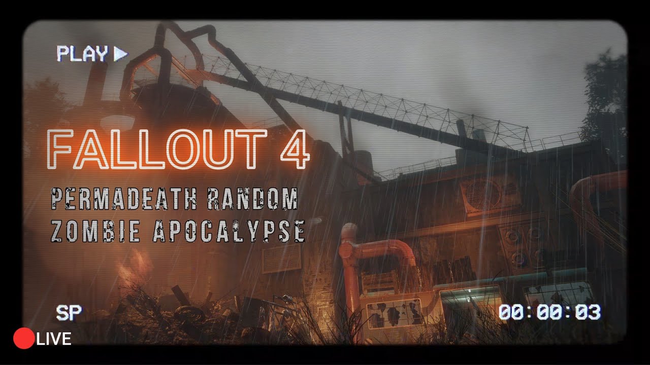 🔴Wake up stream 🥱 Fallout 4 Permadeath Zombie Apocalypse - YouTube