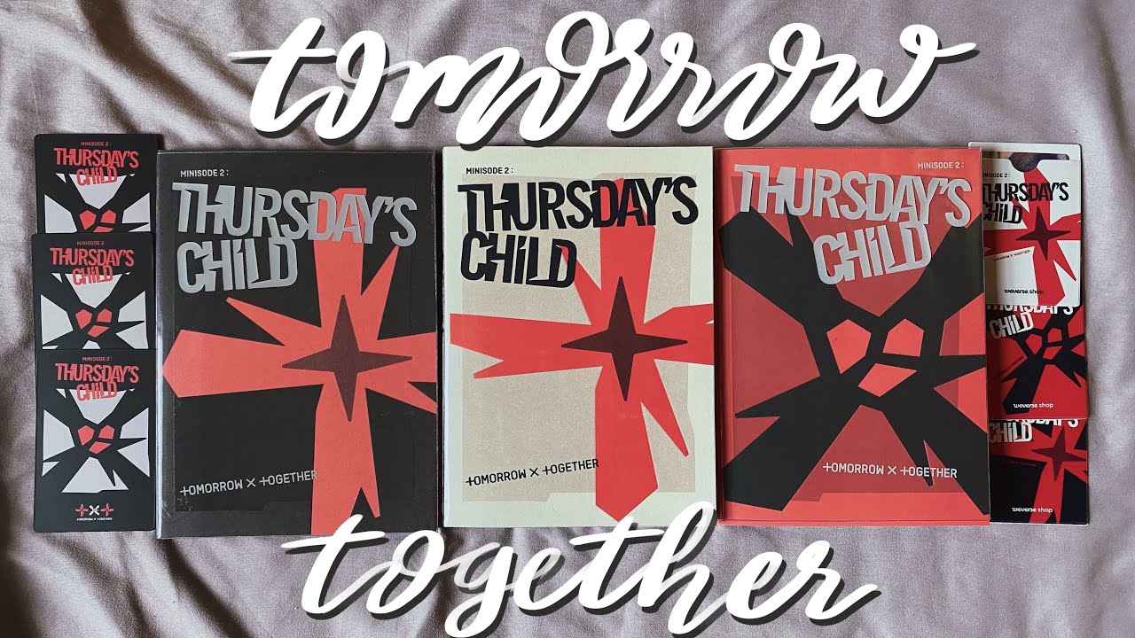 [UNBOXING] TXT "minisode 2: Thursday's Child" | Full Set & Weverse POB ...