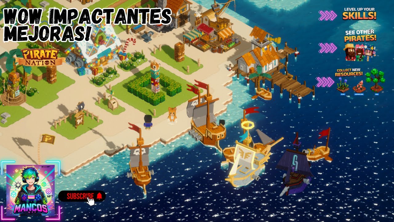 PIRATENATION 🏝 🤑 TODO LO NUEVO, SKILLS , ELEMENTOS Y RESUMEN DEL ULTIMO ...