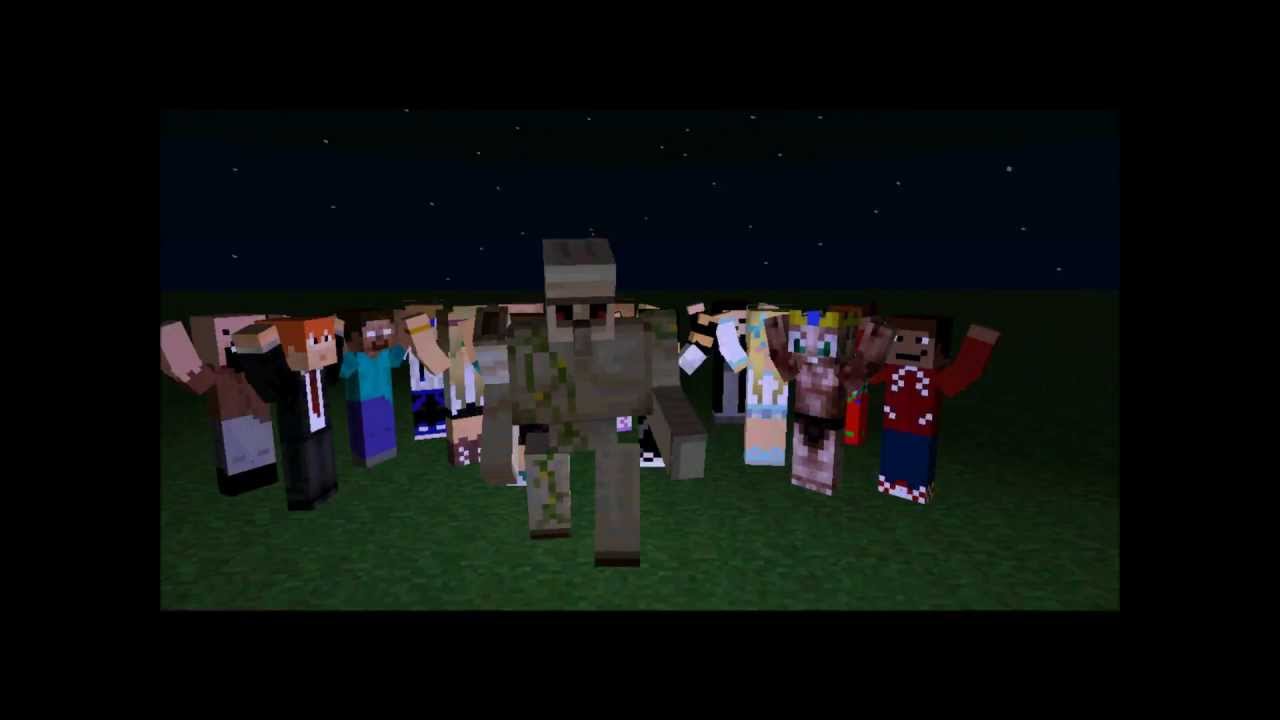 Minecraft Harlem Shake animation with skydoesminecraft) - YouTube