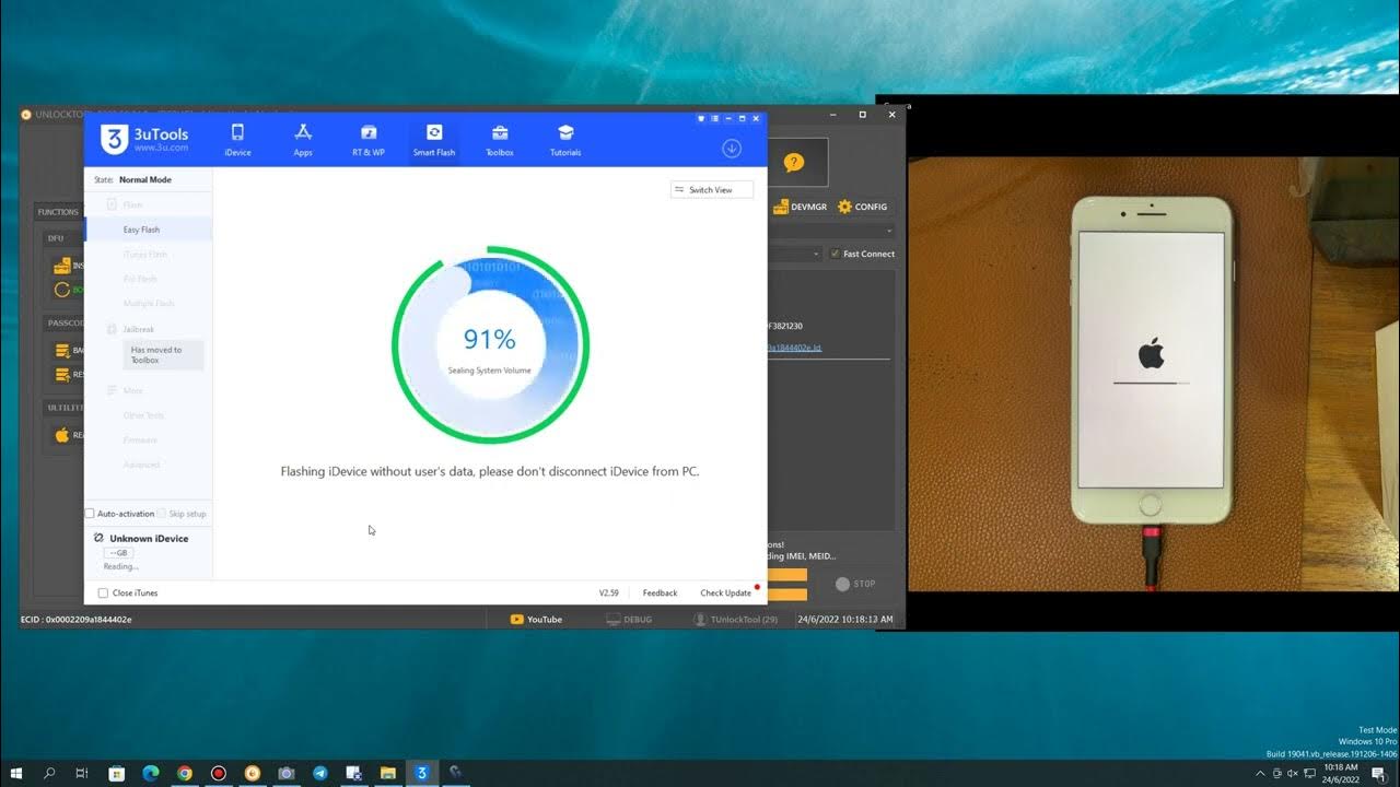 Ramdisk IOS 15 Bypass Passcode Iphone 8 Plus Ios 15 5 By UnlockTool 2022 07 14 0 No Need ...
