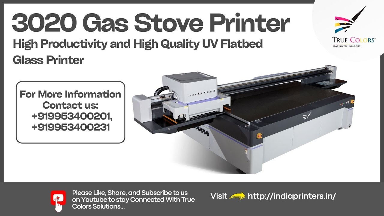 UV Flatbed Gas Stove Printer... UV Printing on Gas Stove #gasstove # ...