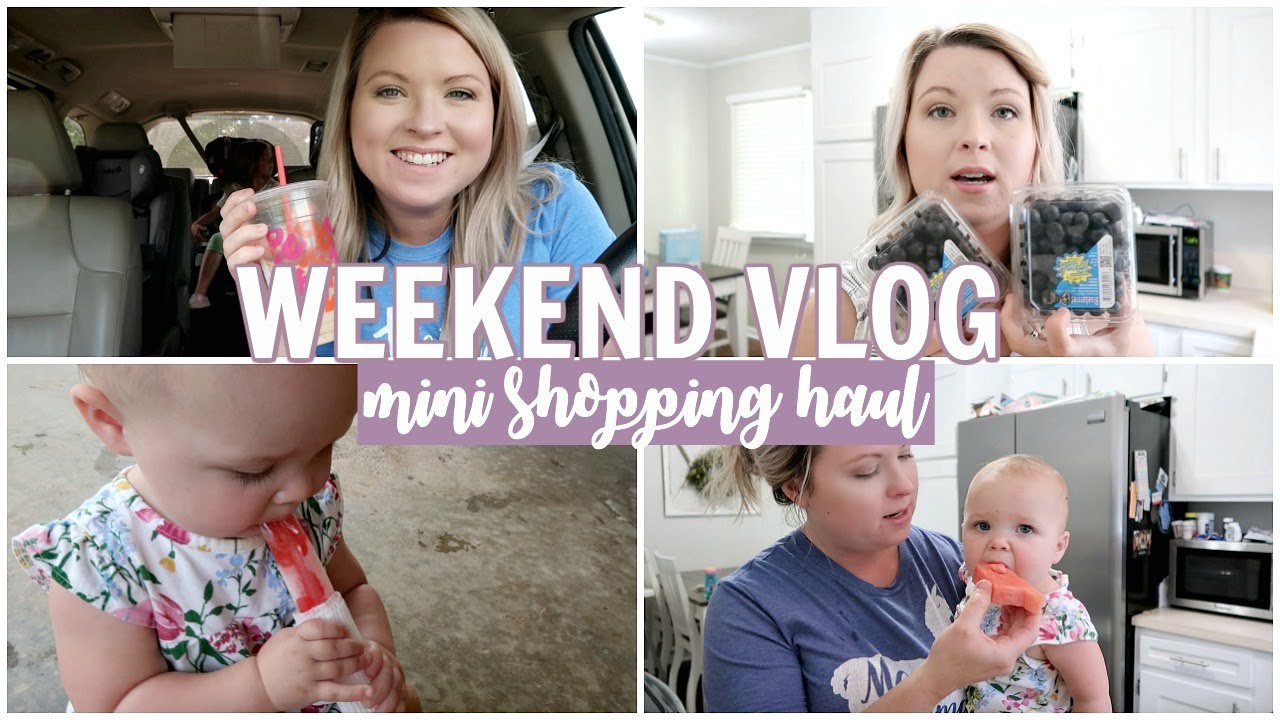 WEEKEND DAY IN THE LIFE | MINI SHOPPING HAUL - YouTube