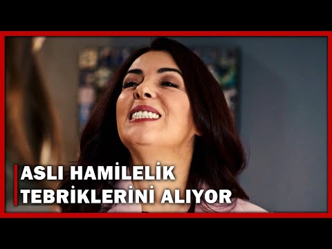 Aslı Hamilelik Tebriklerini Alıyor! - Siyah Beyaz Aşk 24.Bölüm