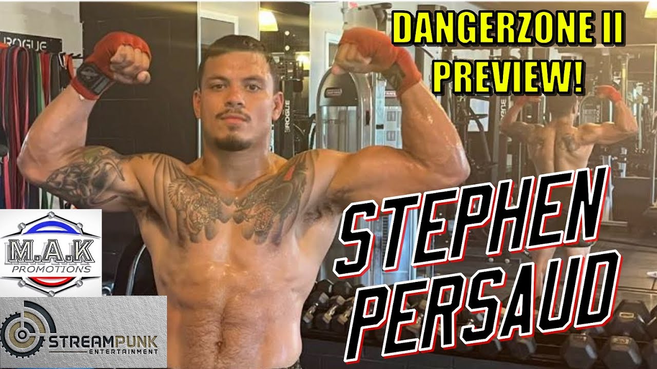MMA Fighter Stephen Persaud Talks Dangerzone II! - YouTube