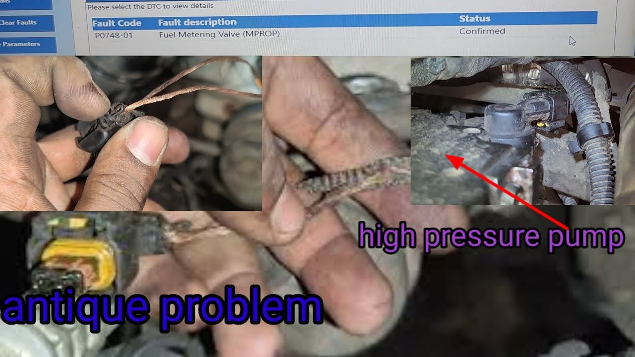 Diesel Car Tata Manza Starting issue | DTC Code P0748-01 - YouTube