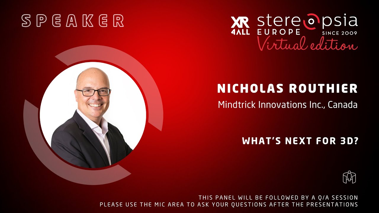 Nicholas ROUTHIER | What's next for 3D? A 3D consumer market ...