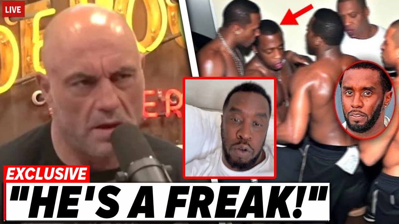 Joe Rogan SHOCKED after Watching Diddy Party Footage Shown at Court ...