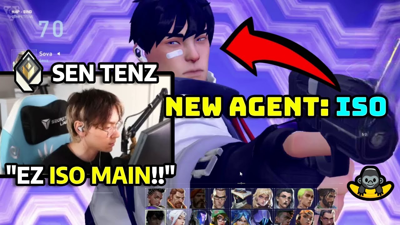 SEN Tenz Tries the *NEW* Agent ISO in Radiant Ranked | VALORANT - YouTube