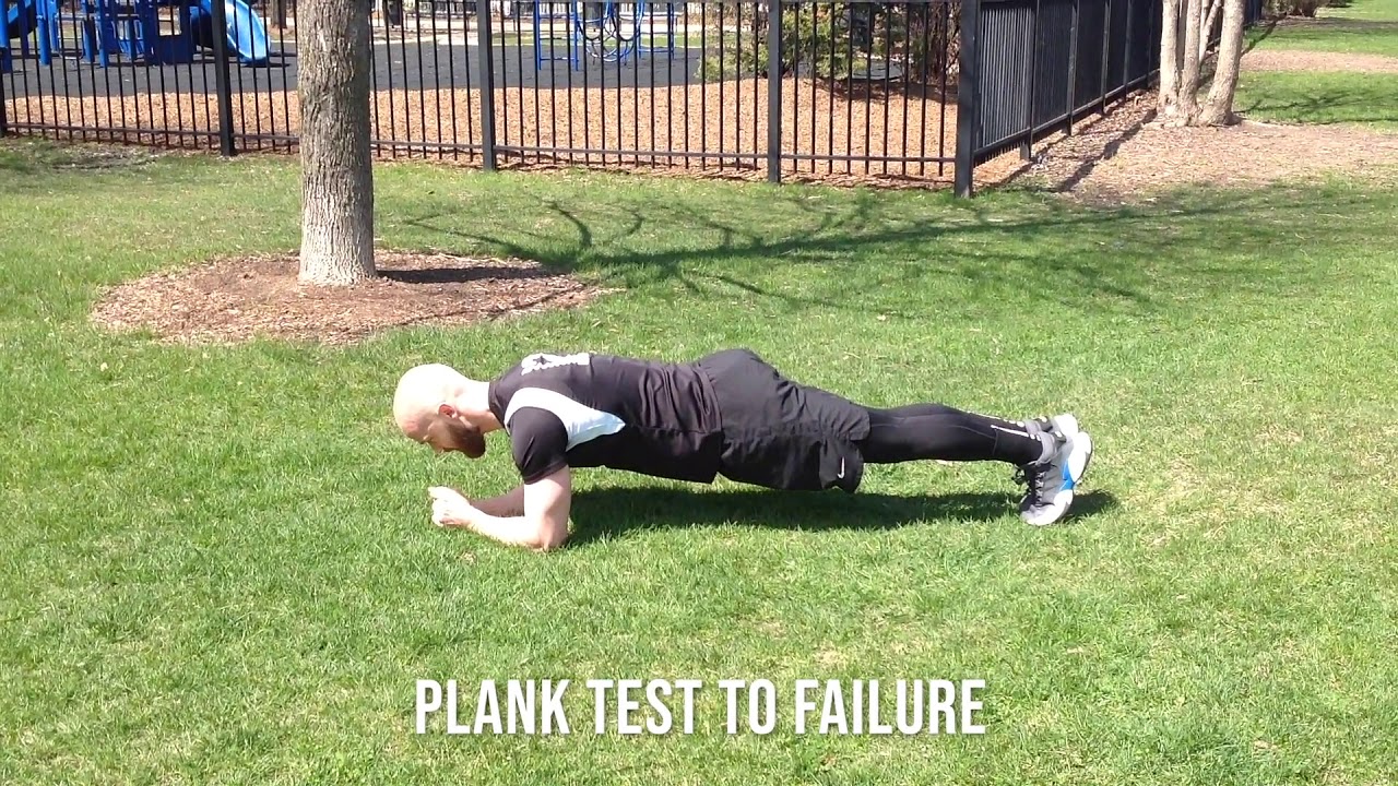 Plank Test to Fatigue - YouTube