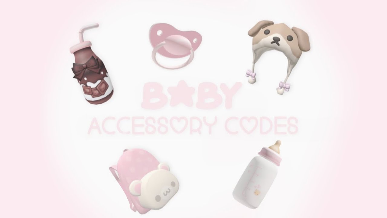 CUTE BABY / TODDLER ACCESSORY CODES! (bloxburg & berry avenue) #roblox ...