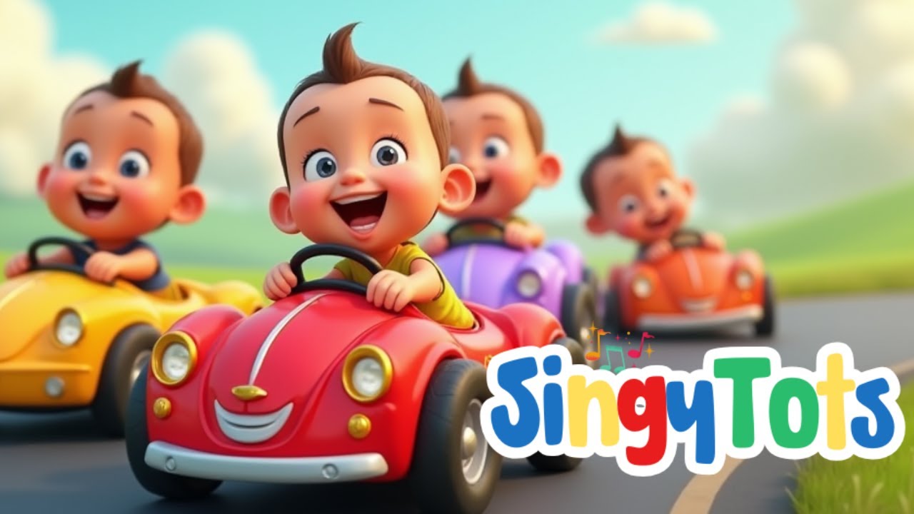 Beep Beep! Babies Driving Cars Song | MORE Nursery Rhymes & Kids ...