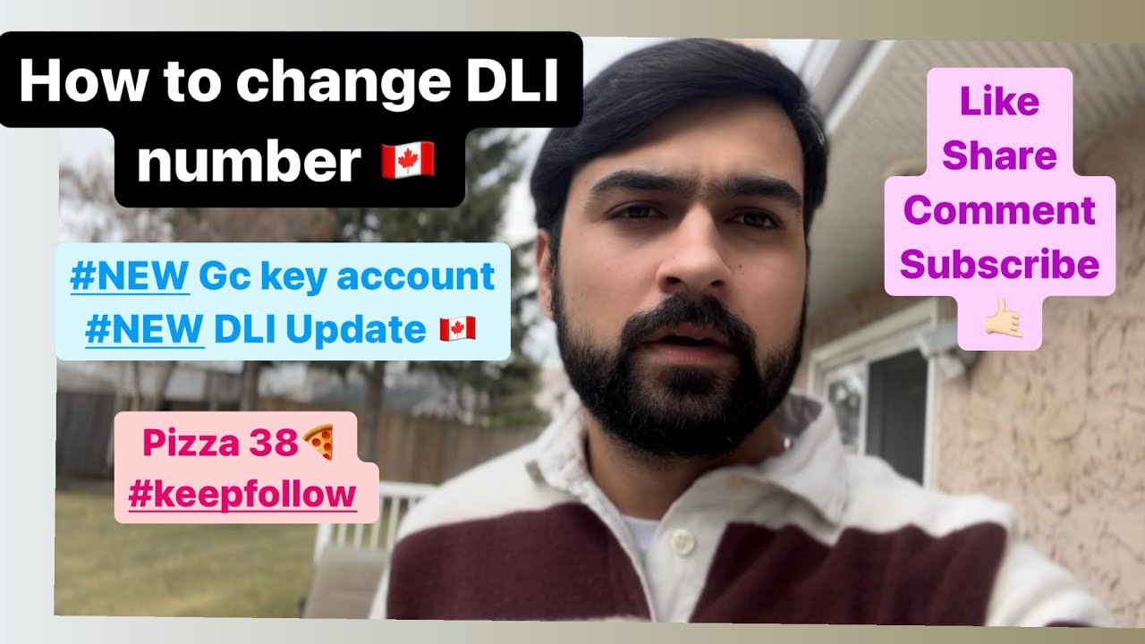 HOW TO CHANGE DLI NUMBER IN GC KEY ACCOUNT 🇨🇦🇨🇦🇨🇦 #internationalstudent ...